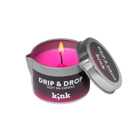 ‘Drip & Drop' - Soft-SM-Candle in Neonpink - EasyToys